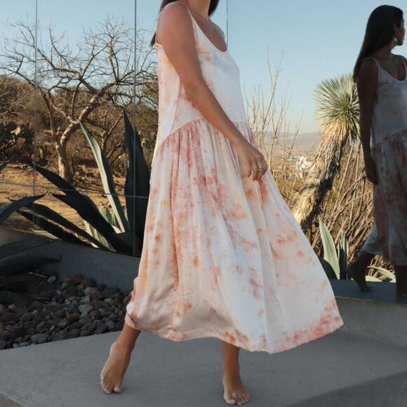 Laude the Label | Dresses | Laude The Label Silk Midi Drop Waist Slip ...